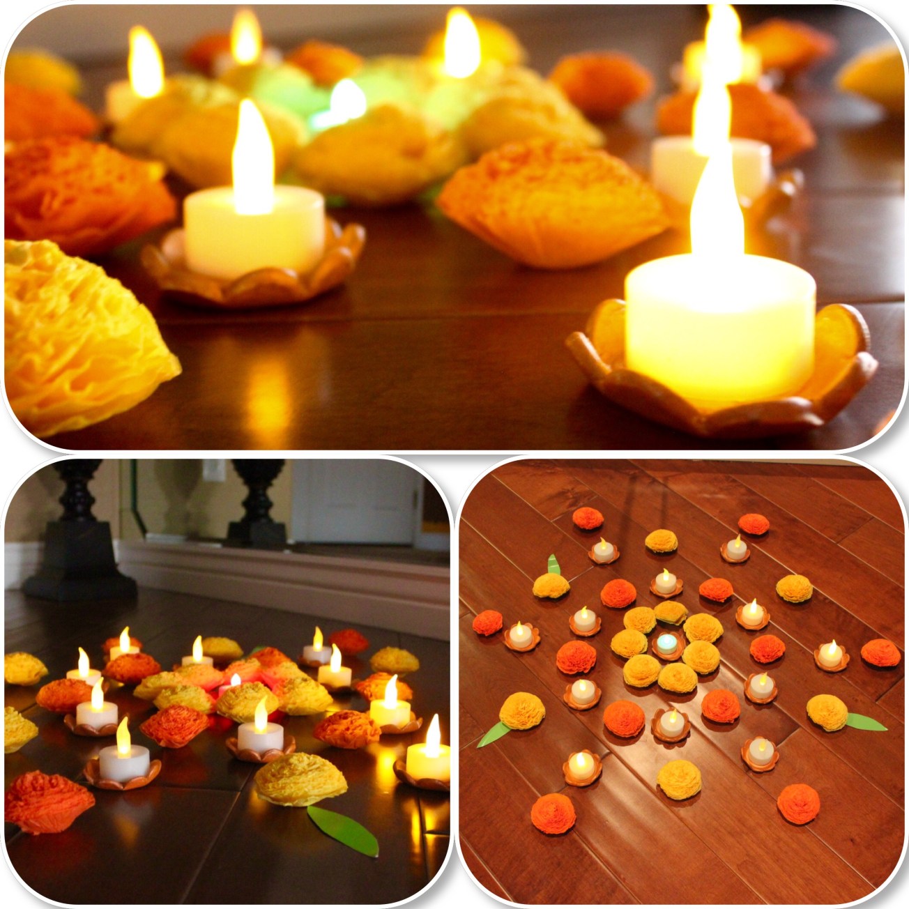Diwali candle holders…